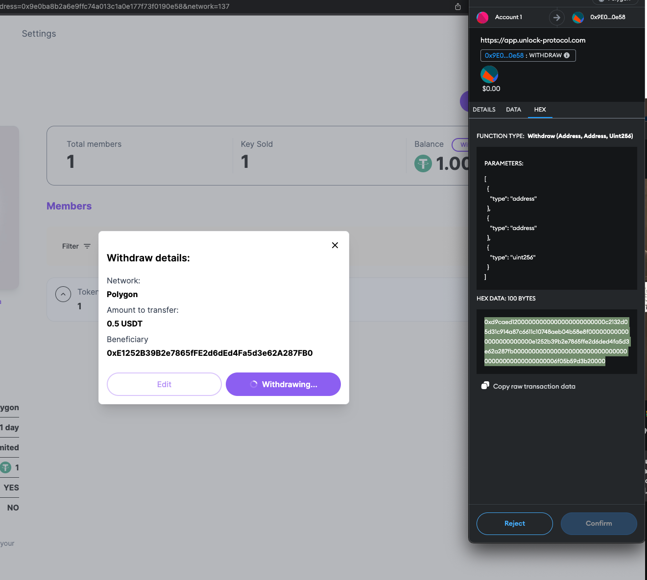 Partial withdrawal does not work · Issue #11860 · unlock-protocol/unlock · GitHub
