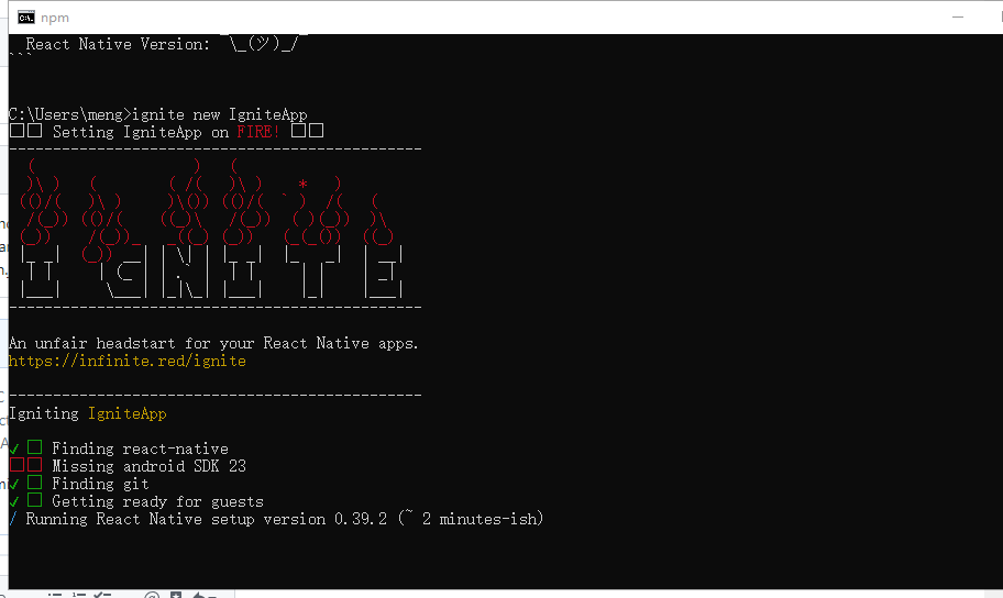 There's nothing inside my new app · Issue #1249 · infinitered/ignite · GitHub