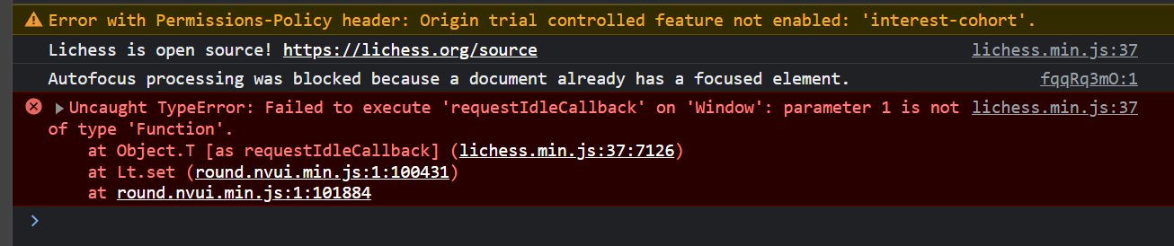 "L" command in blind mode refreshes page · Issue #13077 · lichess-org/lila · GitHub