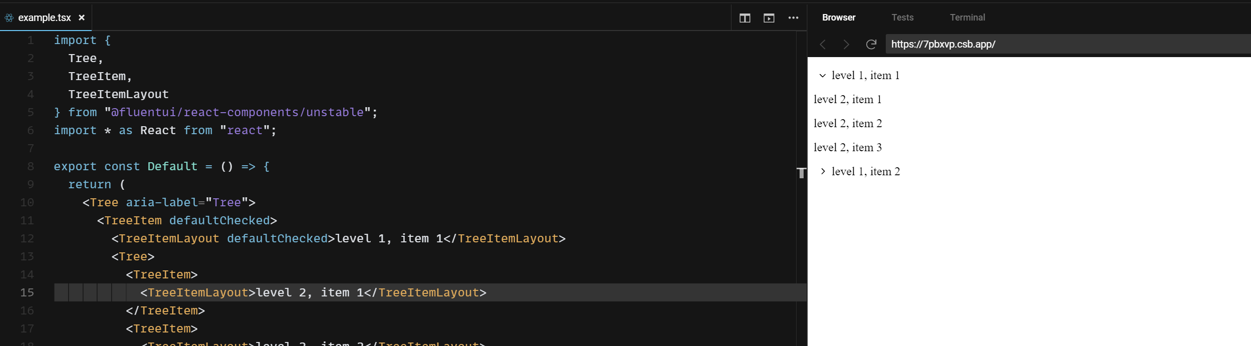 [Bug]: Tree - No selected state · Issue #27355 · microsoft/fluentui · GitHub