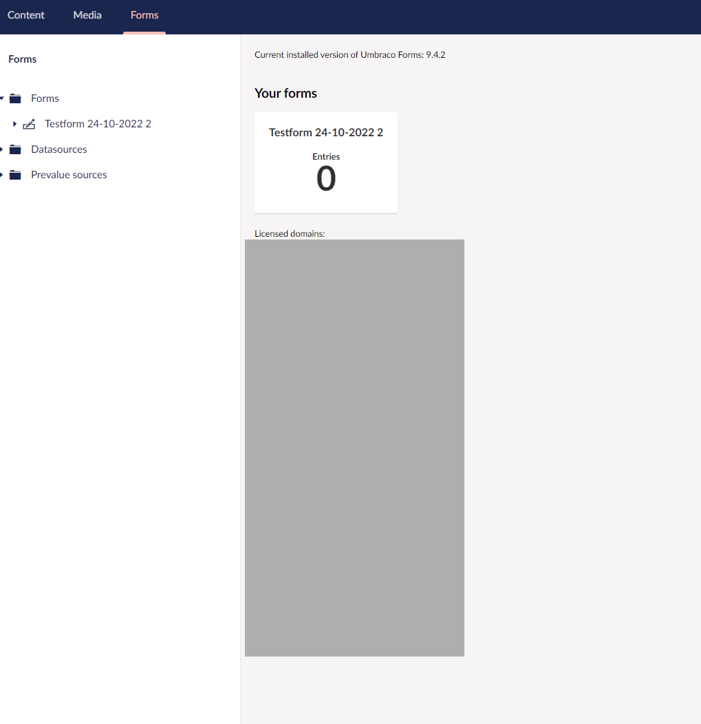 Editor Cant View Forms · Issue 901 · Umbracoumbracoformsissues