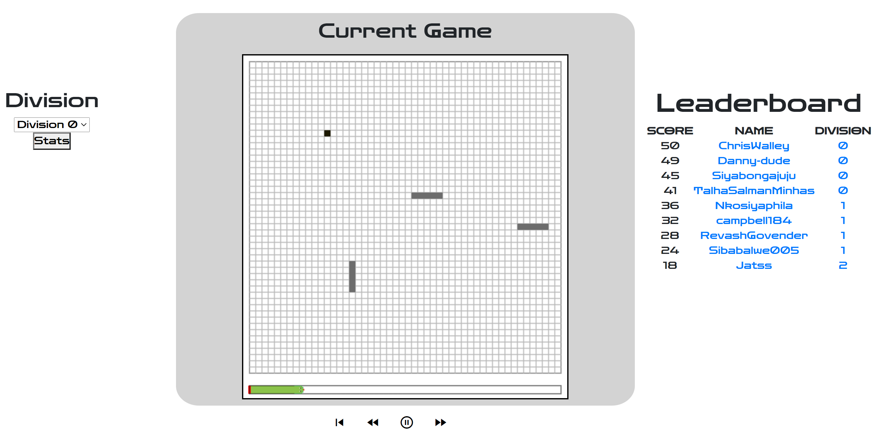 GitHub - ChrisWalley/Runtime-Terror---Snake-Game-Viewer