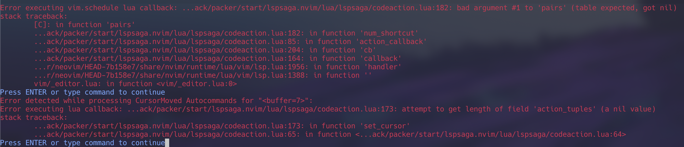 diagnostic_jump into code_action throws an Error · Issue #700 · nvimdev/lspsaga.nvim · GitHub