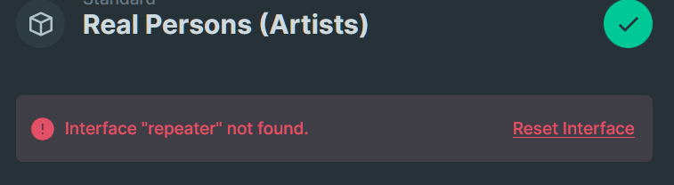 Creation of collection through API with a field array including a repeater doesn't add the ...