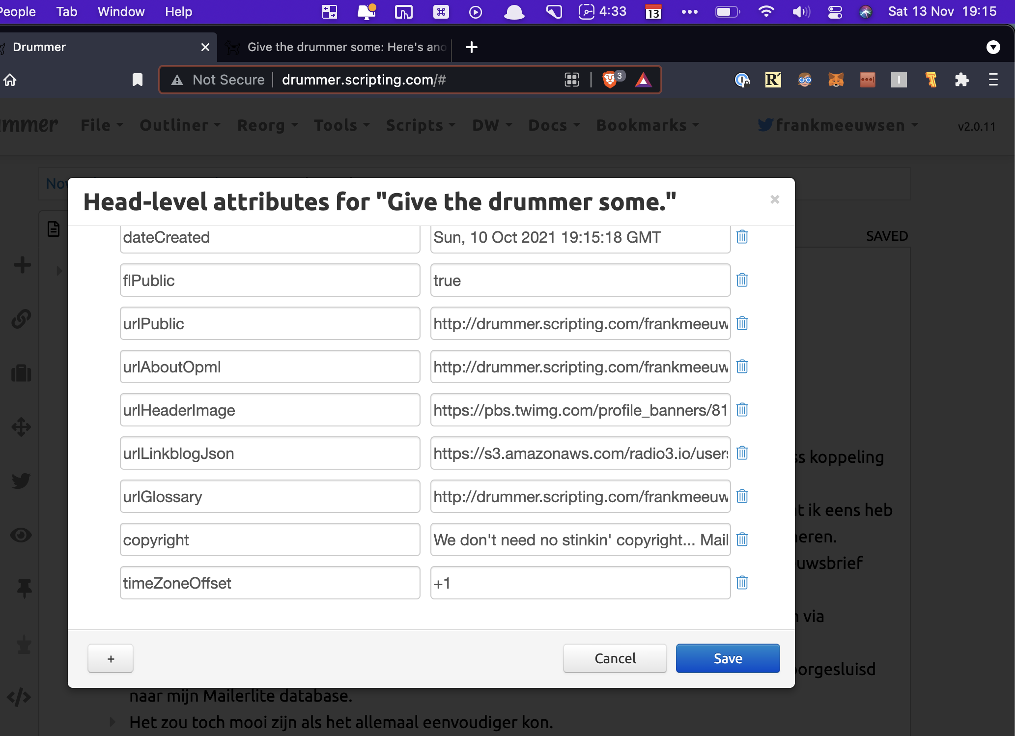 Still A Timezone Problem · Issue 112 · Scripting Drummersupport · Github