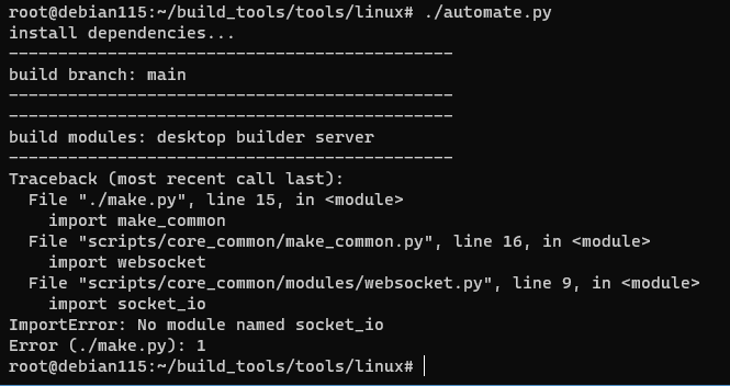 ImportError: No module named socket_io · Issue #668 · ONLYOFFICE/build_tools · GitHub