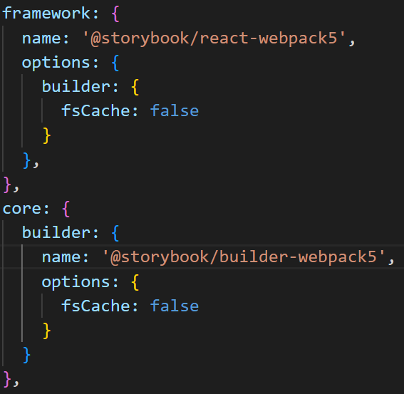 error with cache when running storybook · Issue #13795 · storybookjs/storybook · GitHub