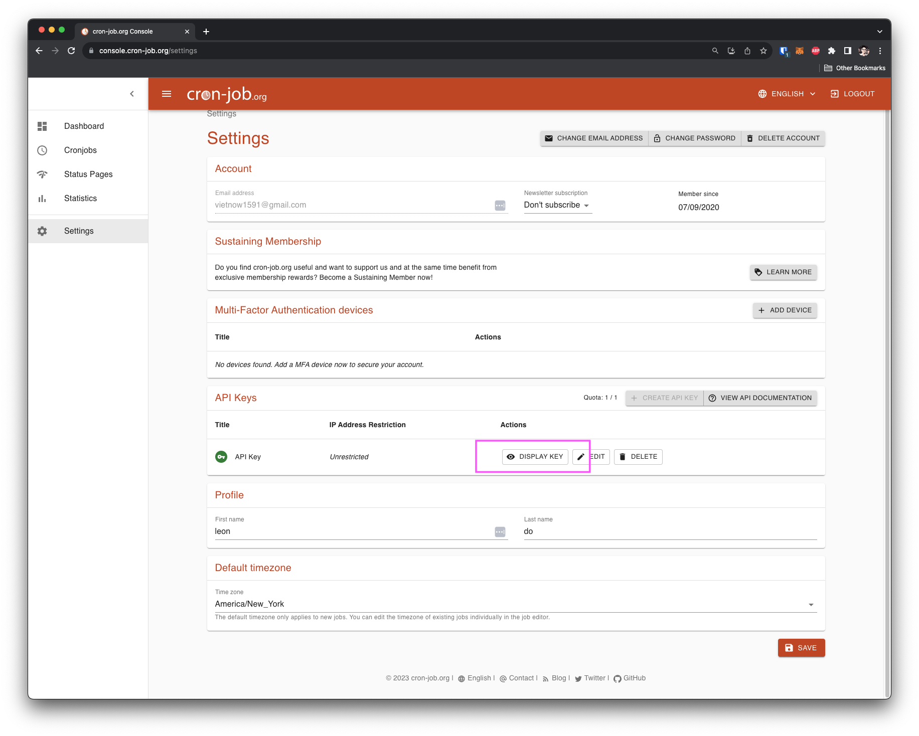 GitHub - leon-do/cronfree-login