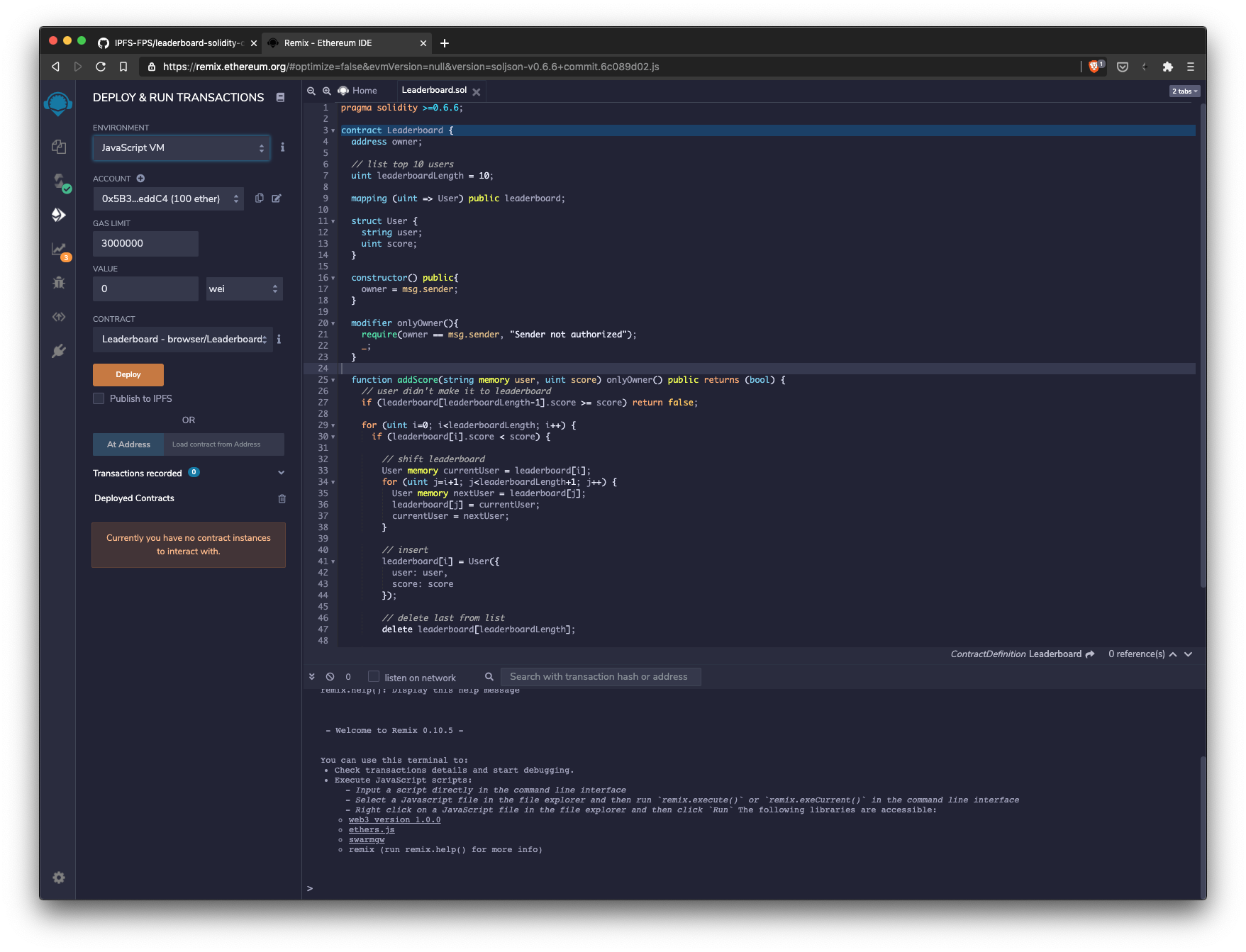 GitHub - underscoredLabs/leaderboard-solidity-contract