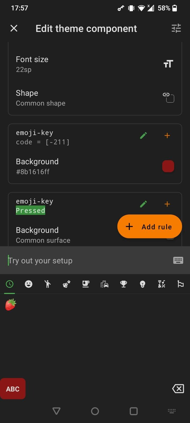 Design rules don't apply to ABC and backspace key on emoji page · Issue ...