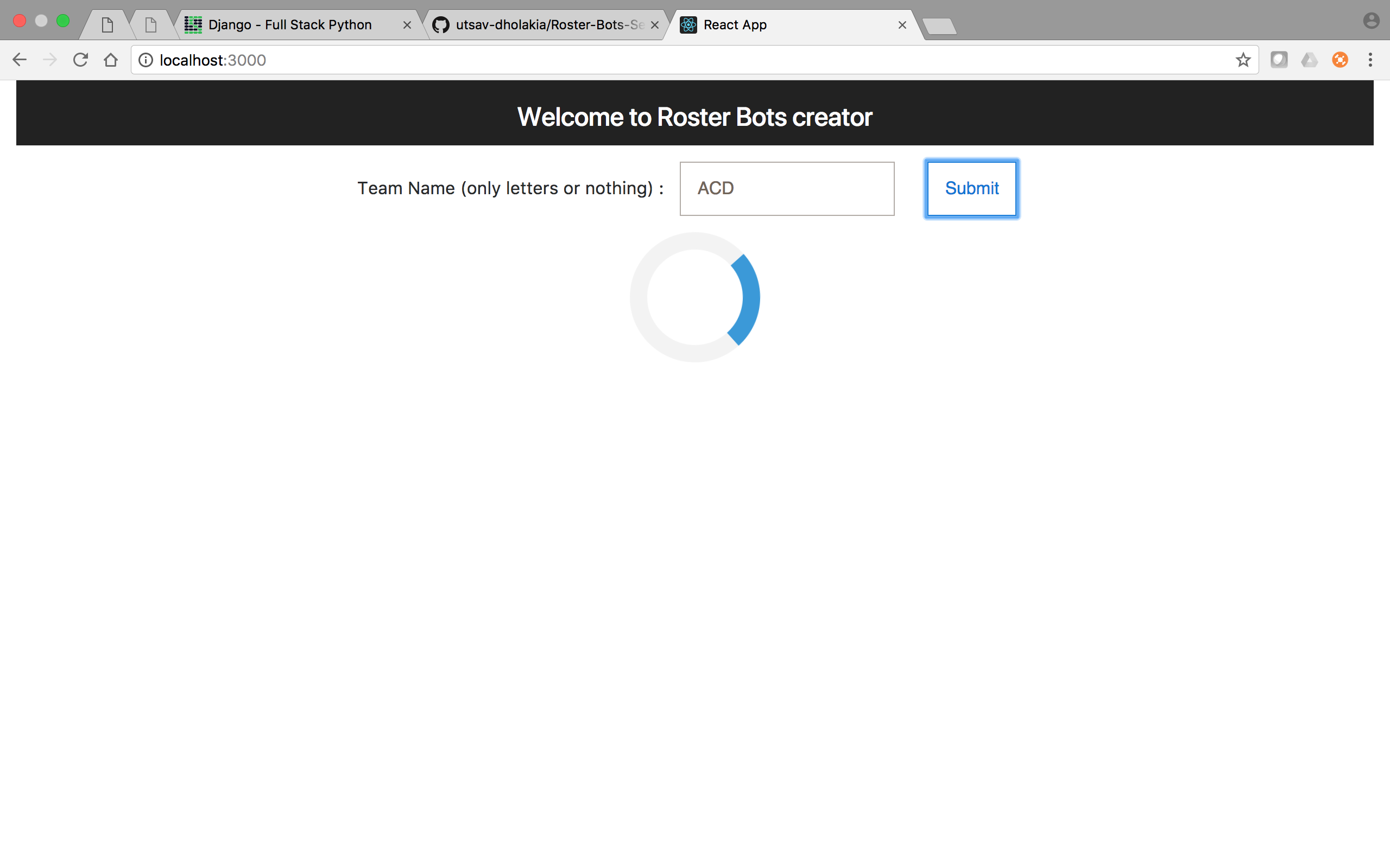 GitHub - utsav-dholakia/Roster-Bots-Client