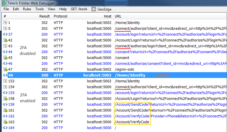 Authentication flow won't return to client app after two-factor authentication · Issue #1289 ...