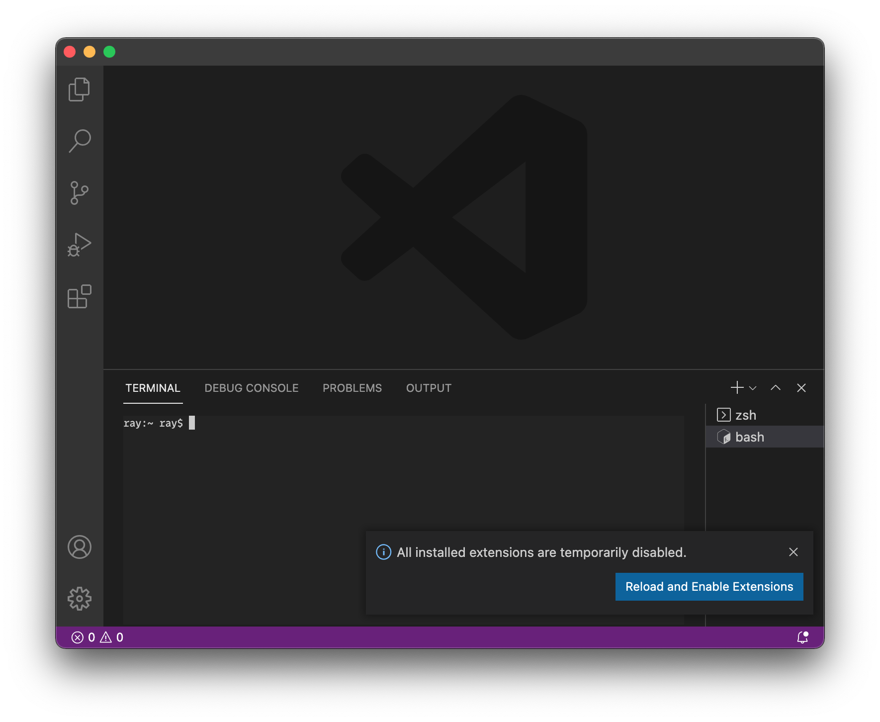 Terminal background color dimmed after update. · Issue #128295 ...