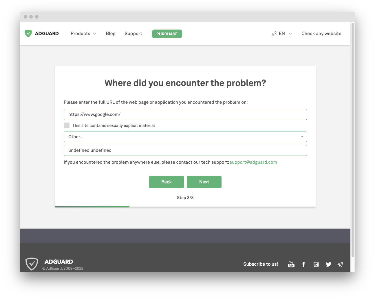 `browser` value is incorrectly passed to ReportsWebApp · Issue #1114 · AdguardTeam/AdguardForMac ...