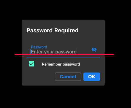 Active password input field when connecting is incorrectly aligned · Issue #3365 · rustdesk ...