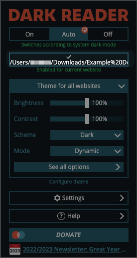 Bug Long File Path Looks Bad · Issue 10969 · Darkreaderdarkreader · Github 