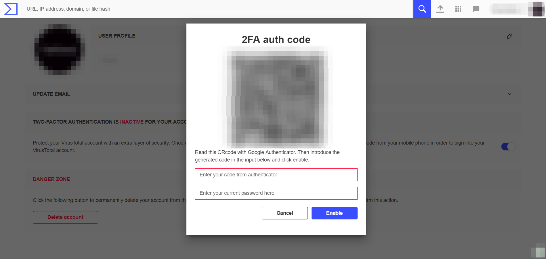 Add virustotal.com · Issue #3784 · 2factorauth/twofactorauth · GitHub