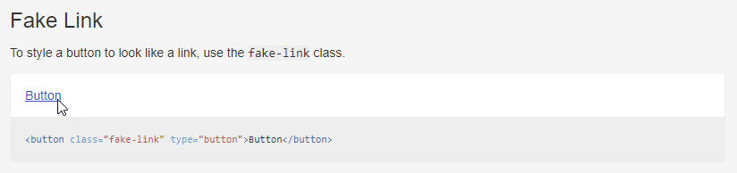 Link: 'fake-link' should be styled like a traditional link · Issue #597 ...