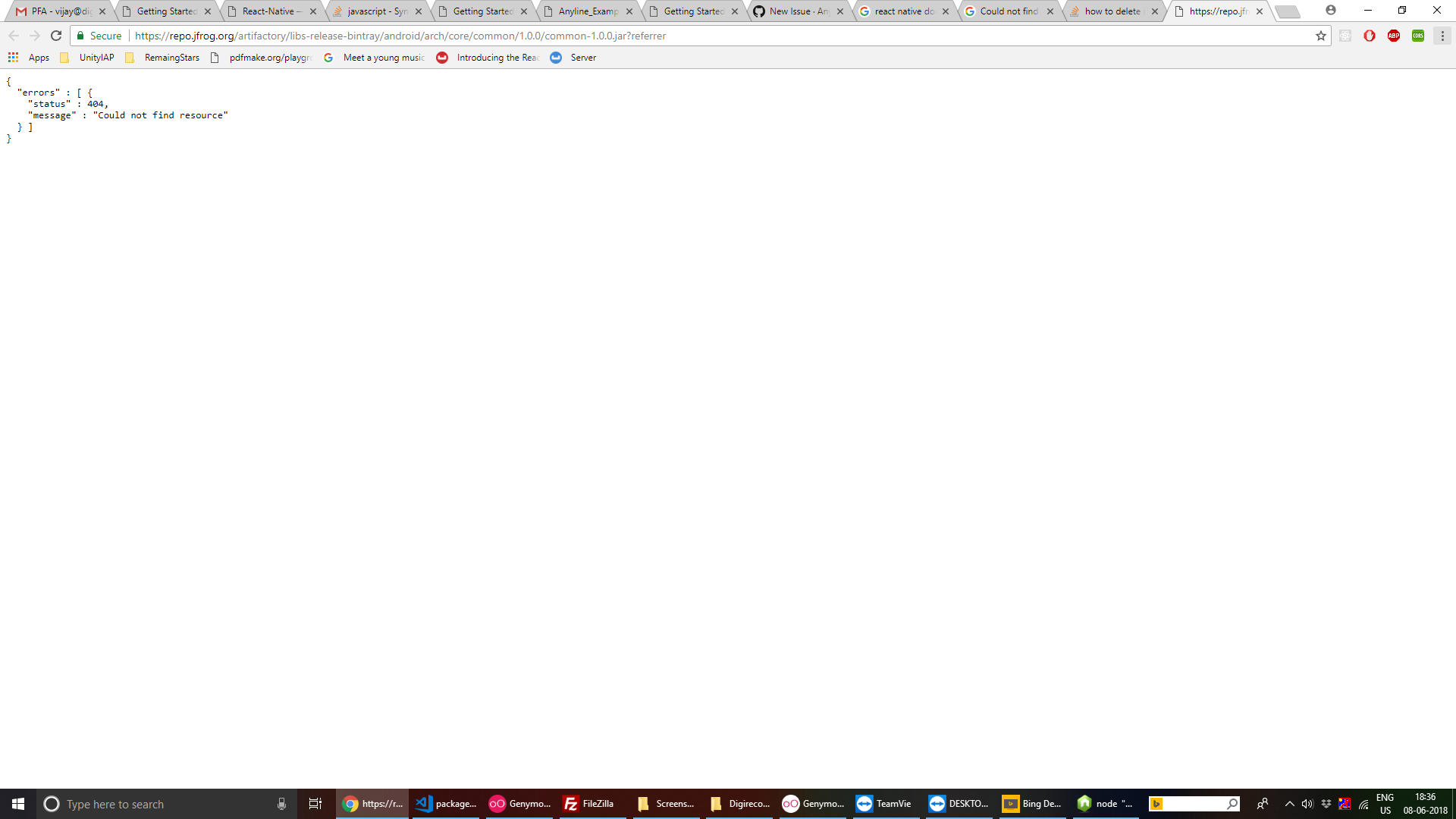 Could Not Find Common Jar Re Common 1 0 0 Compile Time Error · Issue 45