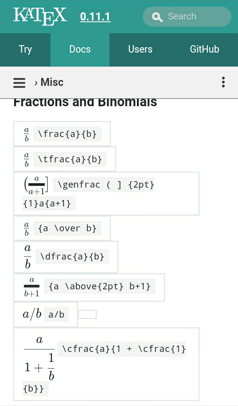 Dividing lines for /frac not rendered · Issue #2267 · KaTeX/KaTeX · GitHub