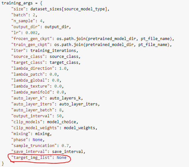 Targeting Images Google Colab · Issue #14 · rinongal/StyleGAN-nada · GitHub