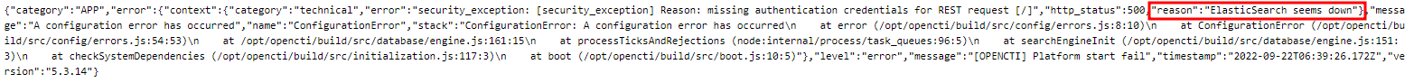 After upgrade worker, platform to 5.3.14, error is occured. [Redis seems down -> ElasticSearch ...