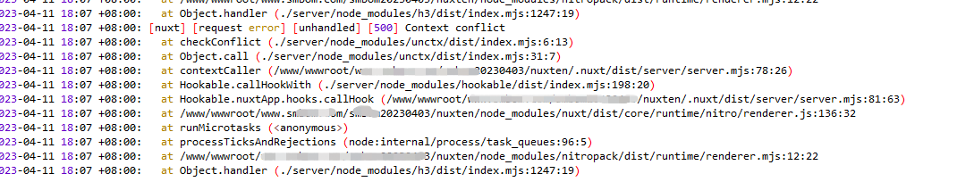request error Context conflict · Issue #20070 · nuxt/nuxt · GitHub
