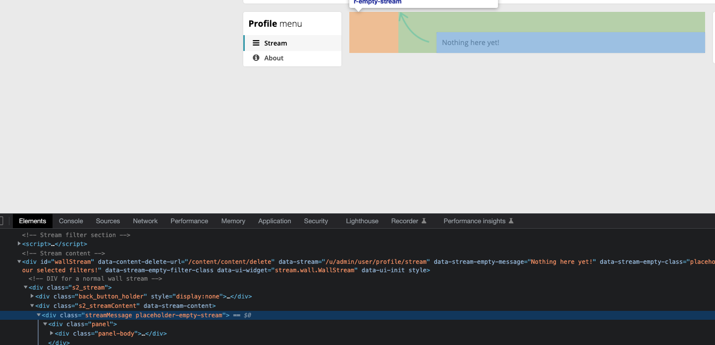 Hide another section in profile related to posts · Issue #10 · smart ...