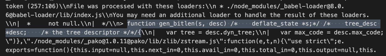 Babel Loader Parse Comments Error！ · Issue 974 · Babelbabel Loader · Github