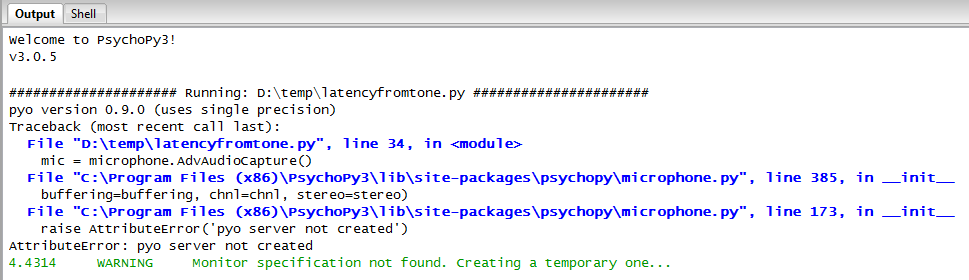Microphone not working in Builder in Windows · Issue #2323 · psychopy ...