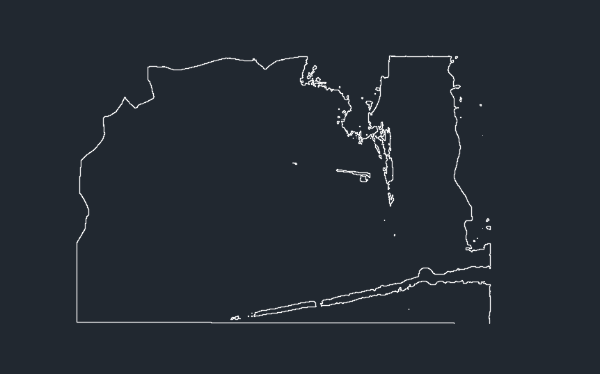 measure.find_contours() draws contours at the boundary too unlike gdal ...