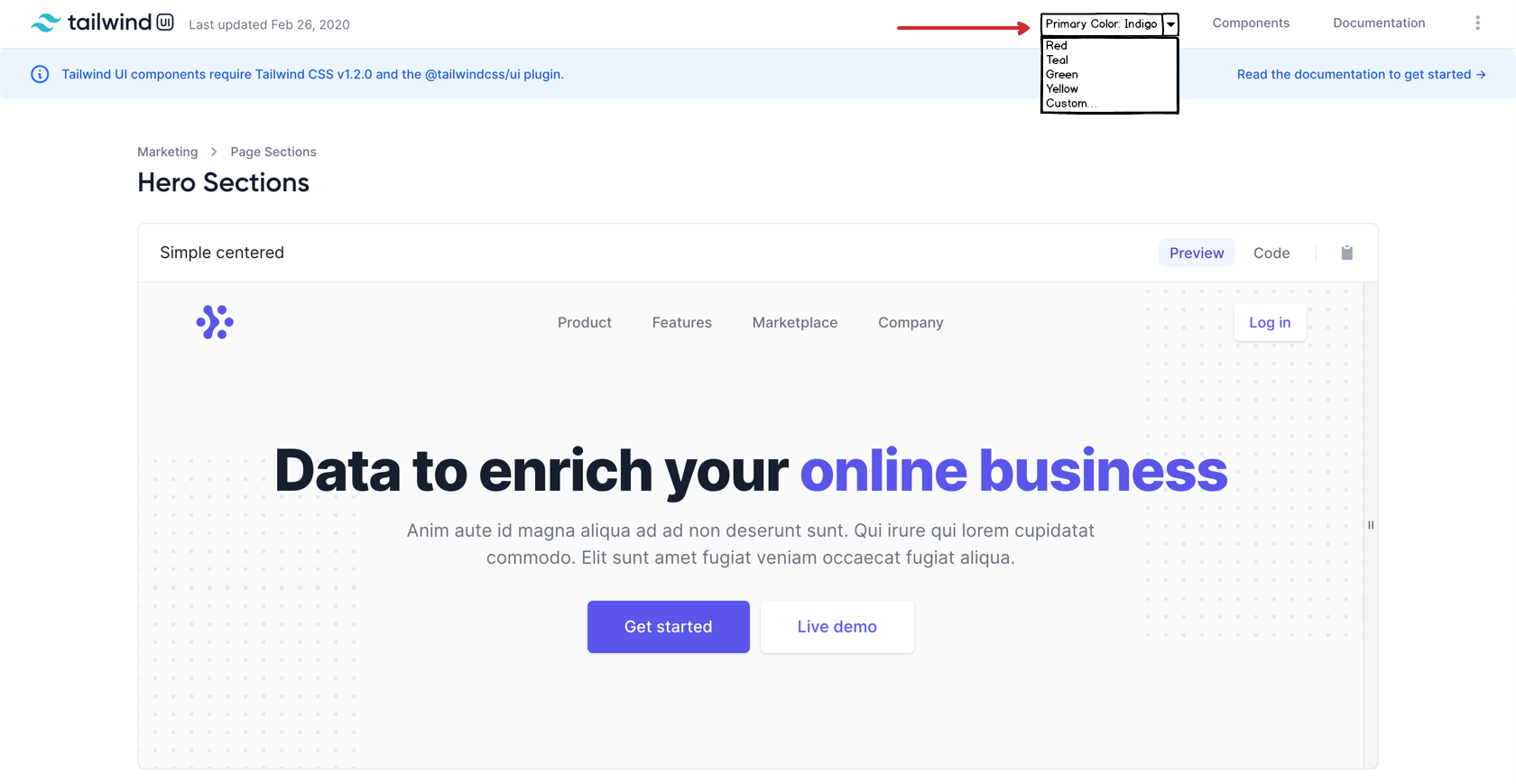 Provide a way to get code with other primary color · Issue #22 ...