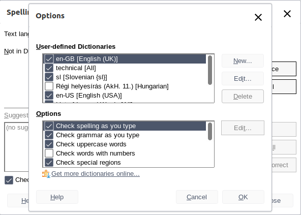 Rethink Spelling Options · Issue 6238 · Collaboraonlineonline · Github 