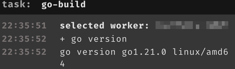 UI: Brace, bracket, parenthesis at end of line in task output wraps to a new line in Firefox ...