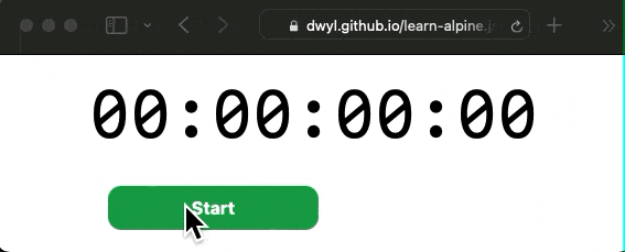 Stopwatch in `Alpine.js` + `Tailwind` · Issue #2 · dwyl/learn-alpine.js ... Stopwatch in `Alpine.js` + `Tailwind` · Issue #2 · dwyl/learn-alpine.js ...