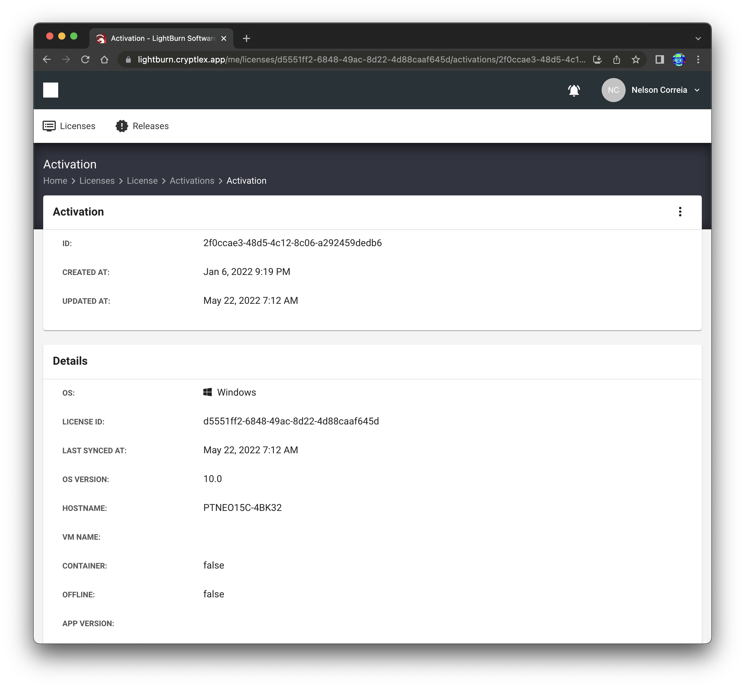 Chore: Transfer `LightBurn` License from Thomson Laptop [dead] to Lenovo X230 · Issue #63 · dwyl ...