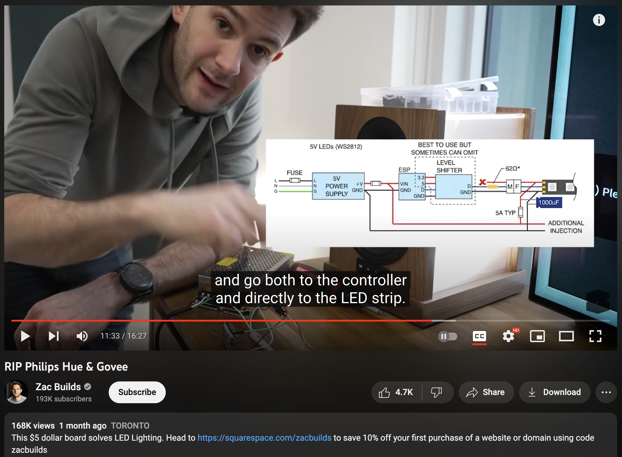 Research Individually Addressable Video Compatible RGB LED `WS2812B ...