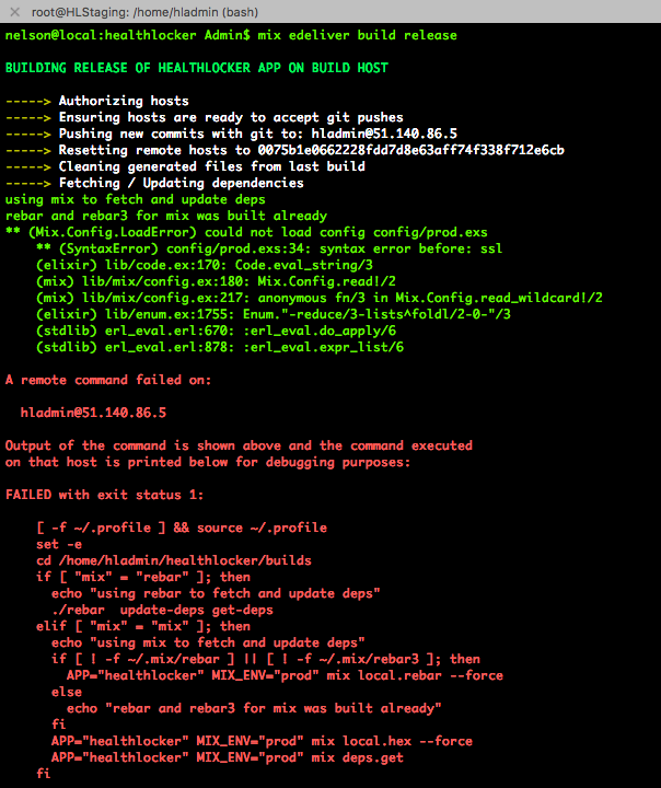 Azure Staging Server Deployment (DevOps Setup) · Issue #841 · healthlocker/healthlocker · GitHub