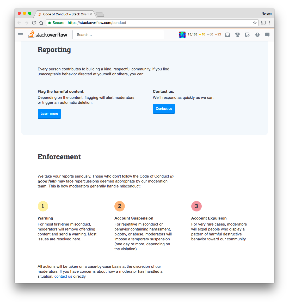 StackOverflow Code of Conduct (some good examples) · Issue #4 · dwyl/code-of-conduct · GitHub