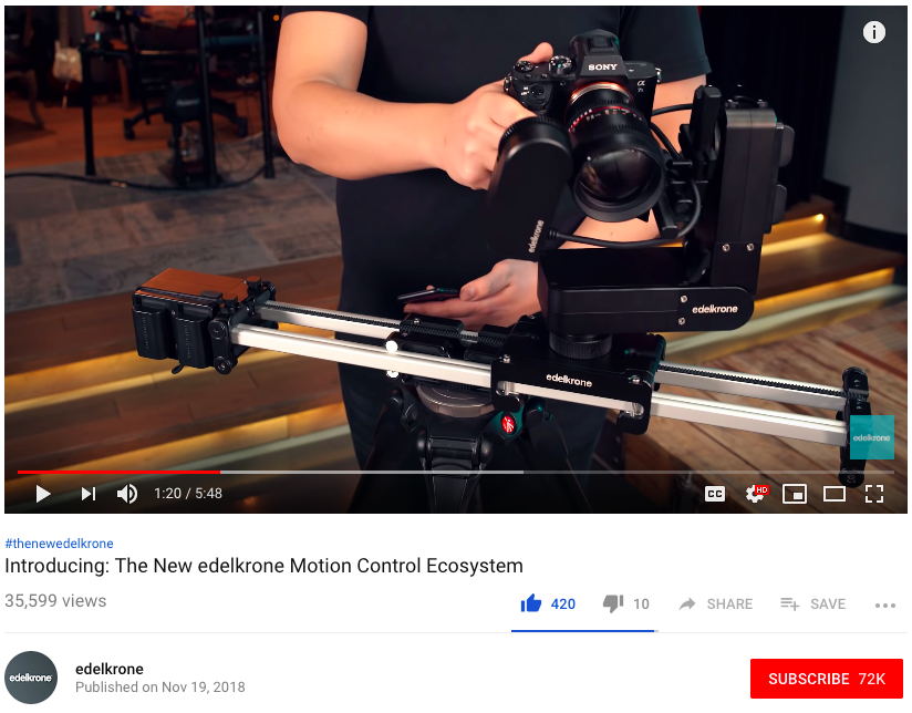 Edelkrone Slider & Motion Control System 😮 · Issue #47 · dwyl/video ...
