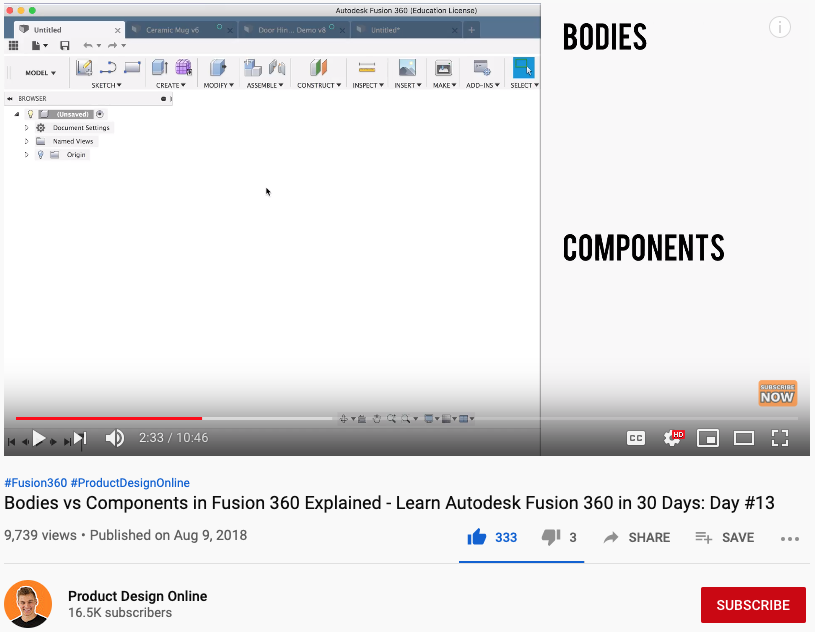 Fusion 360 Bodies vs. Components (Rule #1) · Issue #7 · dwyl/workshop · GitHub