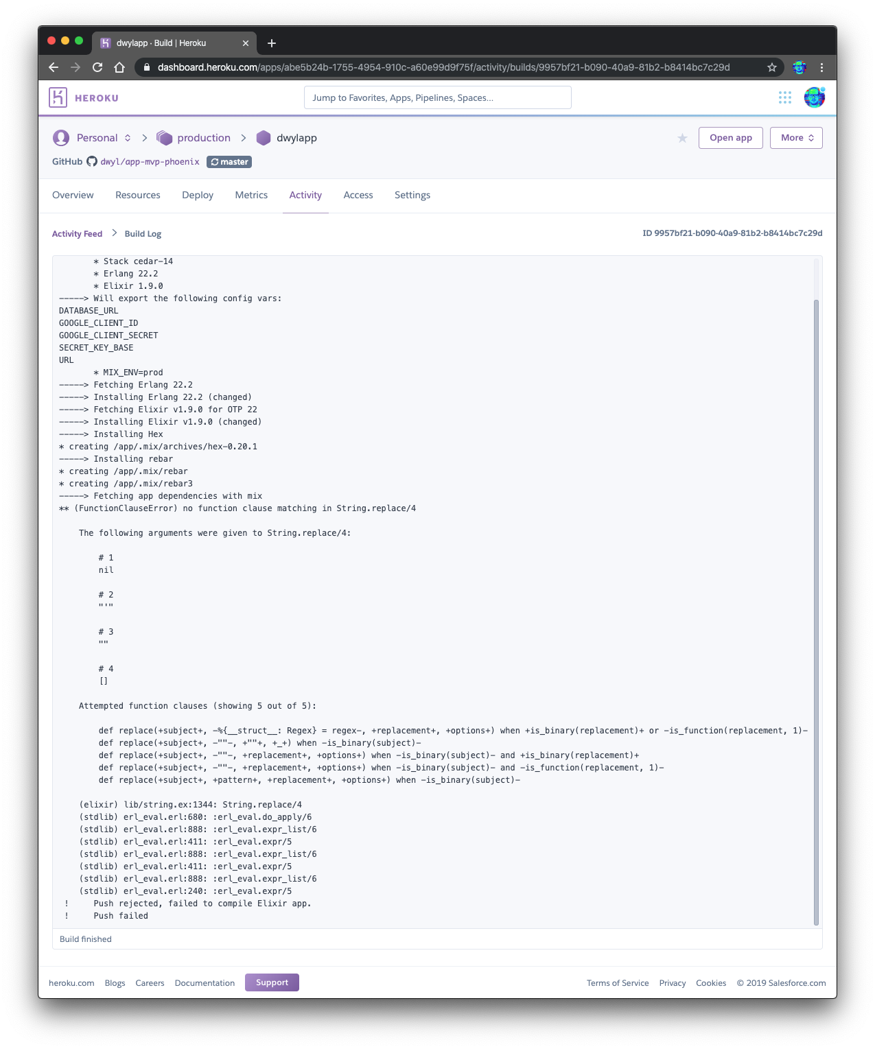 Add Google auth environment variable to Heroku · Issue #45 · dwyl/mvp · GitHub