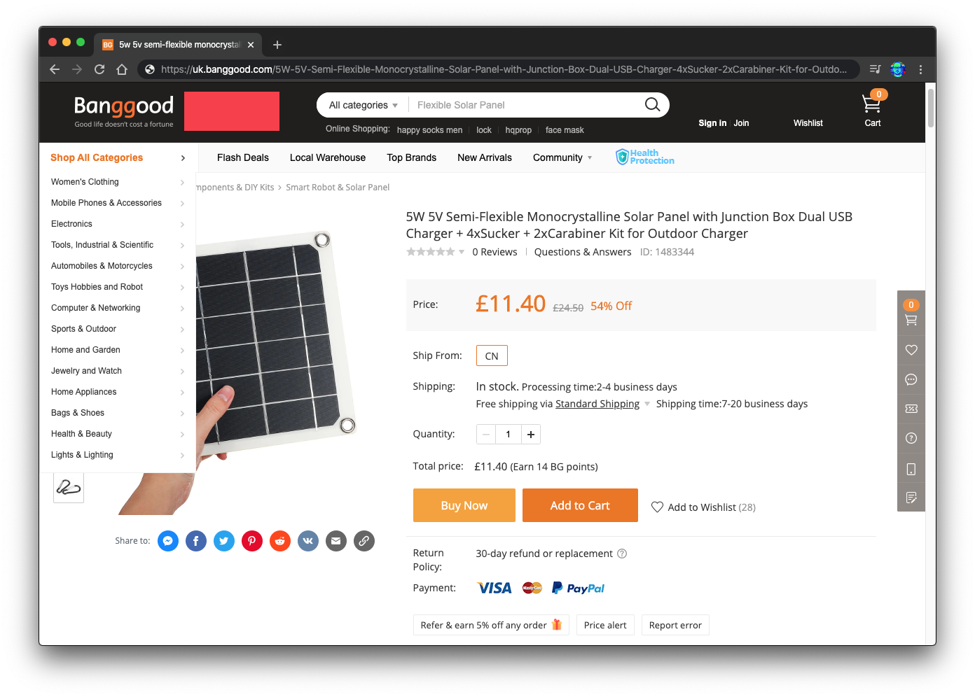 5W 5V Flexible Solar Panel for off-grid Electronics · Issue #18 · dwyl/learn-electronics · GitHub