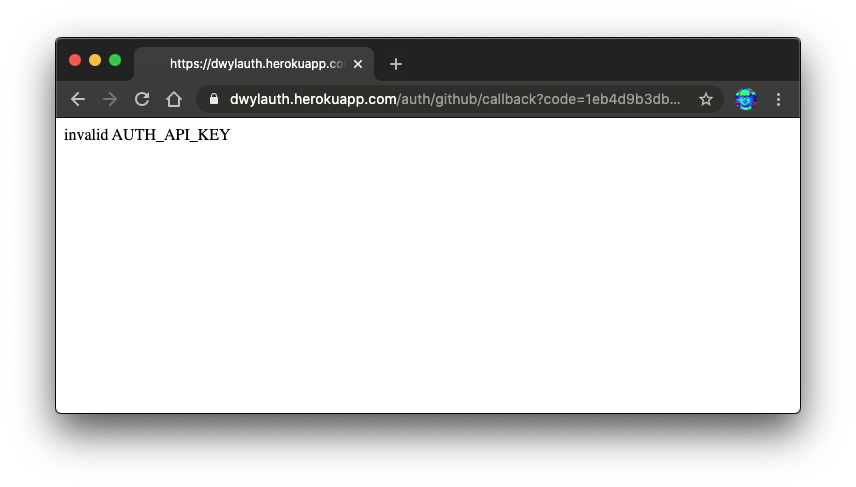 Friendly/Helpful Error Page · Issue #128 · dwyl/auth · GitHub