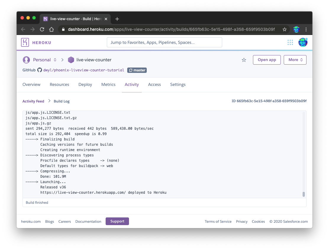 Heroku Build/Deploy Fails · Issue #31 · dwyl/phoenix-liveview-counter-tutorial · GitHub
