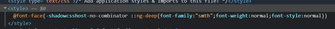 Host Ng Deep Font Face Produces Wrong Css · Issue 41751 · Angularangular · Github 