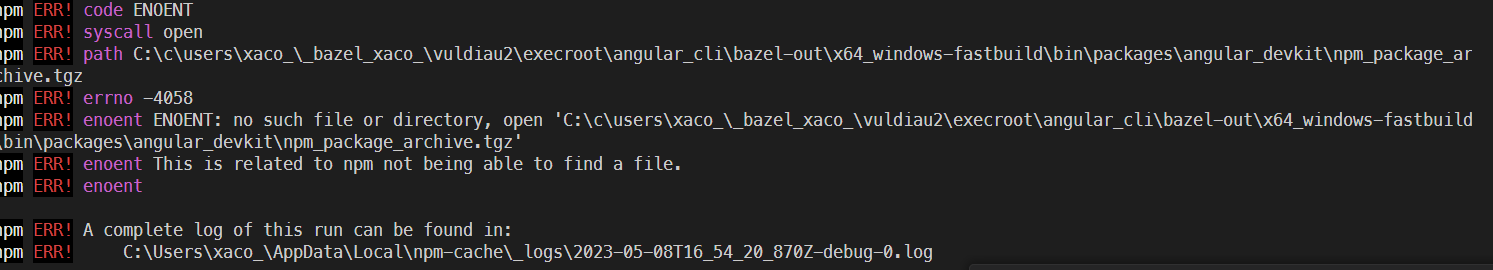 Cannot install local version · Issue #25160 · angular/angular-cli · GitHub