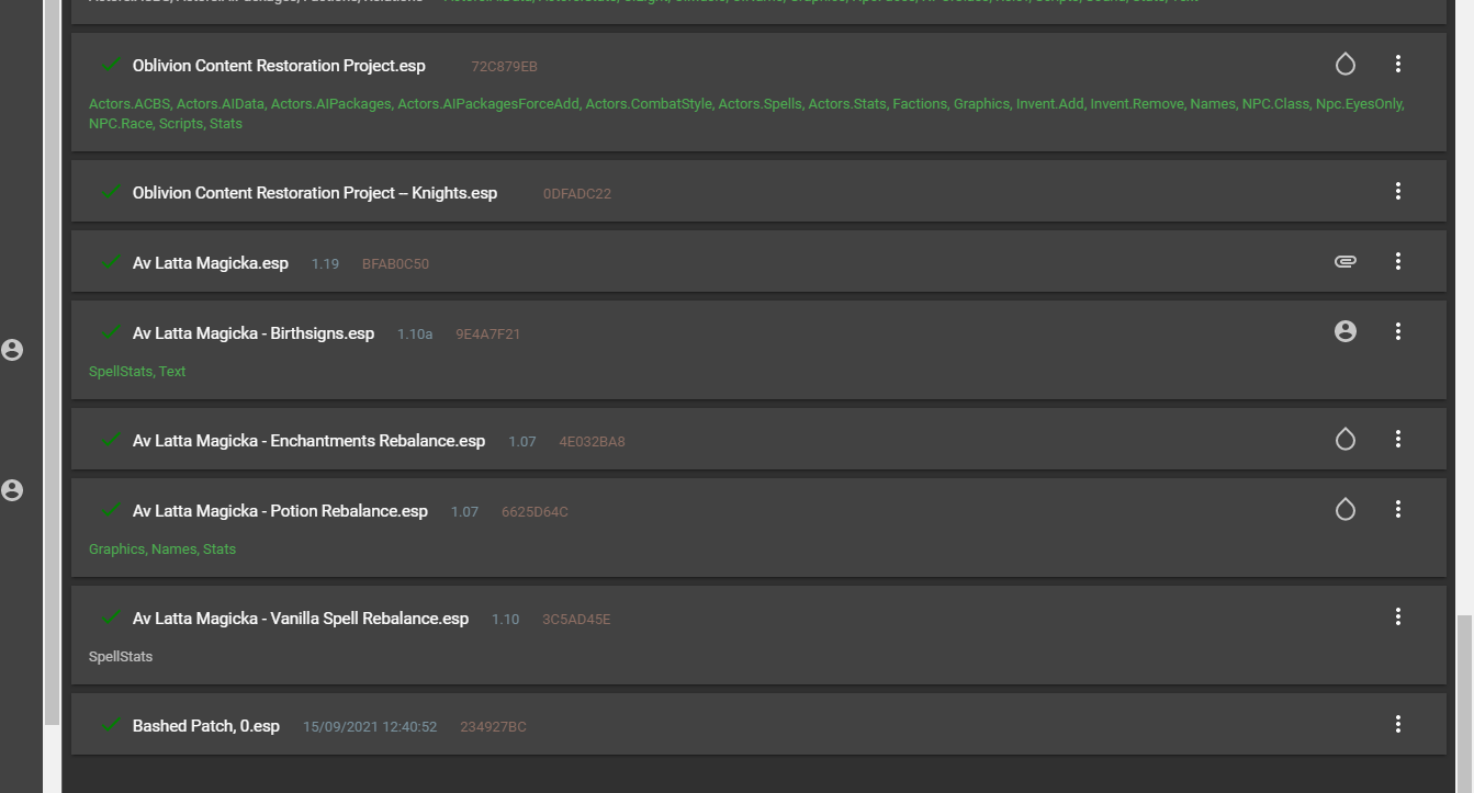'Av Latta Magicka - Rebalance Complete.esp' needs to load after 'Oblivion Content Restoration ...