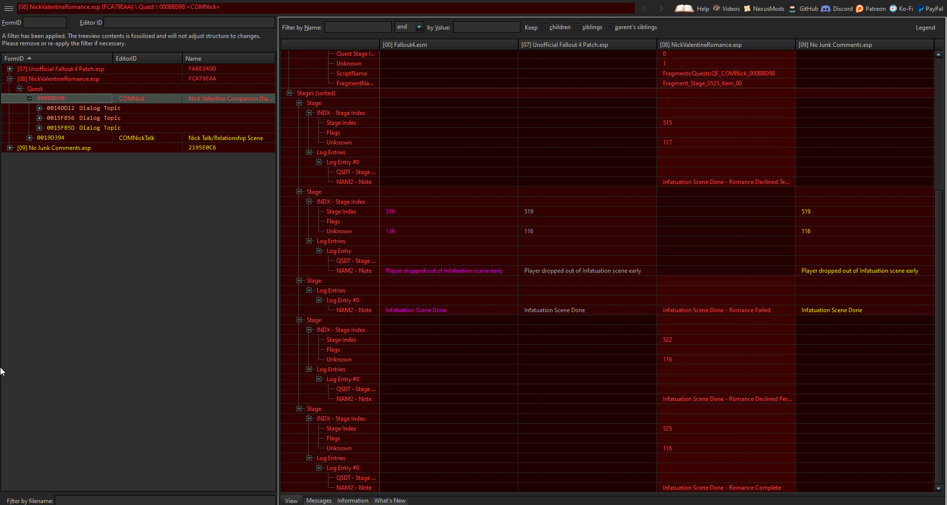 Nick Valentine Romance - Conflicts · Issue #307 · loot/fallout4 · GitHub