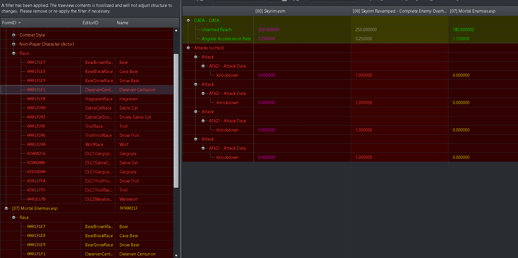 Mortal Enemies and Skyrim Revamped - Complete Enemy Overhaul Load Order ...